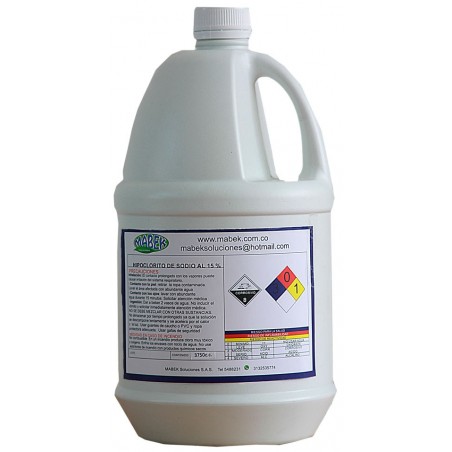 HIPOCLORITO DE SODIO AL 15%